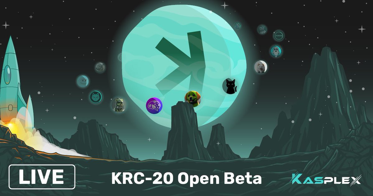 The Official Kaspa X Profile: With massive user engagement around #KRC20 BETA Launch today, the ...