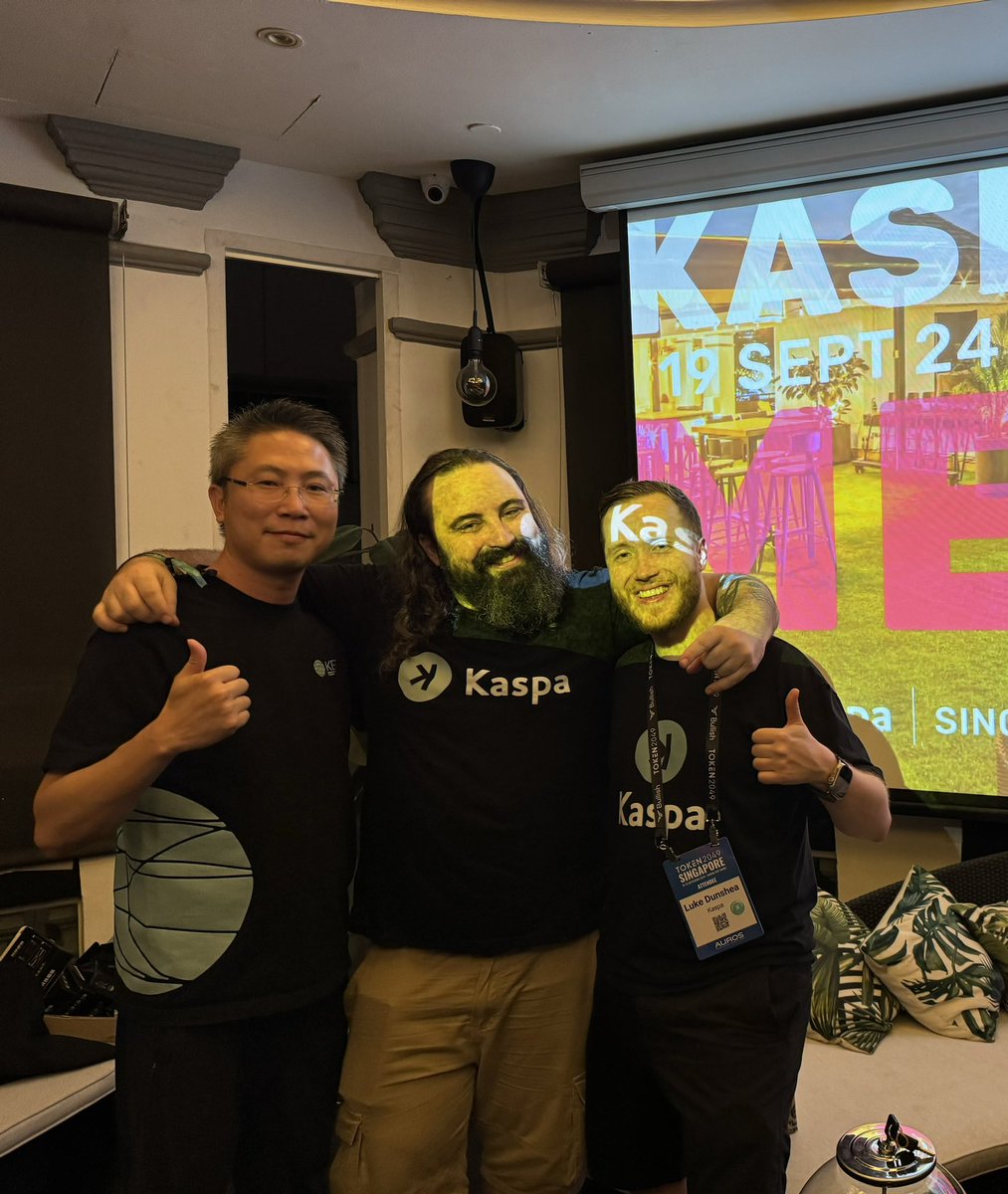 The Official Kaspa X Profile: " And that’s a wrap! Token2049 in ...