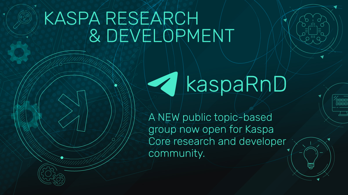 The Official Kaspa X Profile: In the interest of transparency and knowledge-sharing Kaspa's core ...